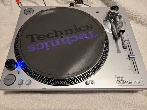 Stanton STR8-60 Vintage Professional Direct Drive Turntable w/ Dust ...