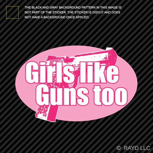 Girls And Gun Stickers