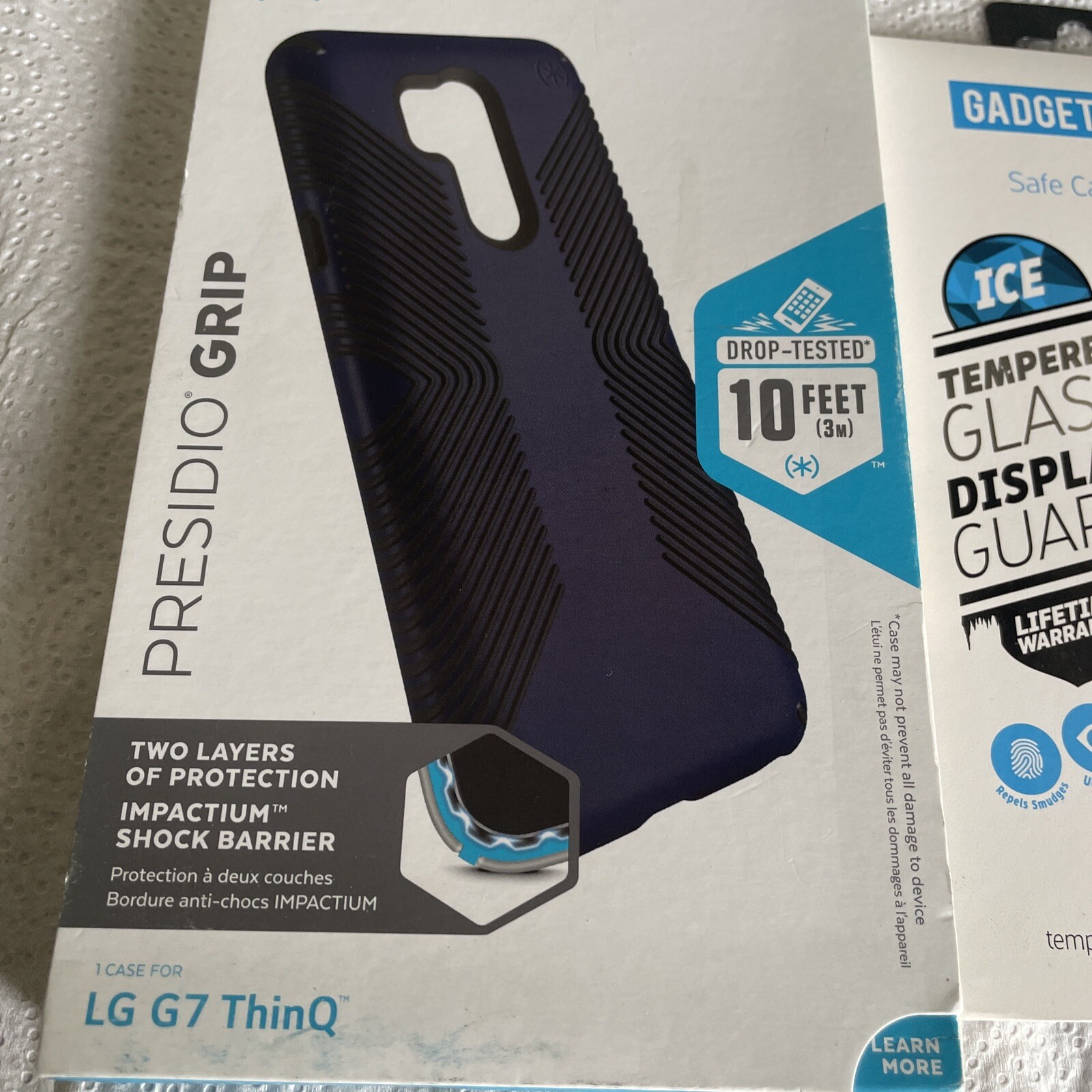 Free Tempered Glass Speck Presidio Grip Phone Case For Lg G7 Thinq ...