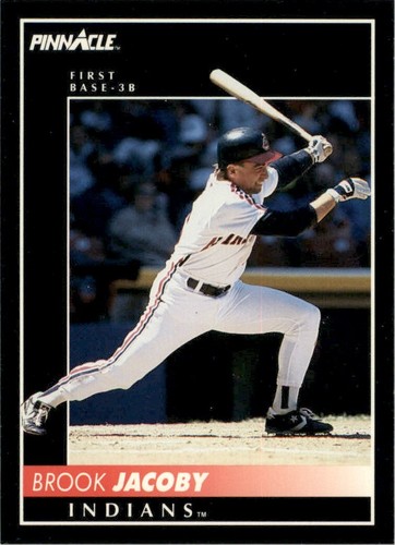 1992 Pinnacle Brook Jacoby Cleveland Indians #376 Baseball Card | eBay