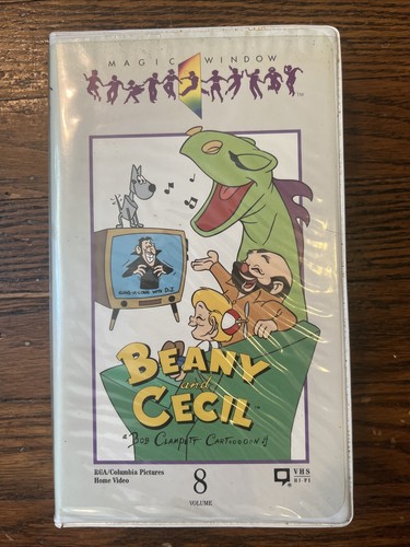 BEANY AND CECIL Vol. 8 VHS 1985 Magic Window/RCA Clamshell Classic ...