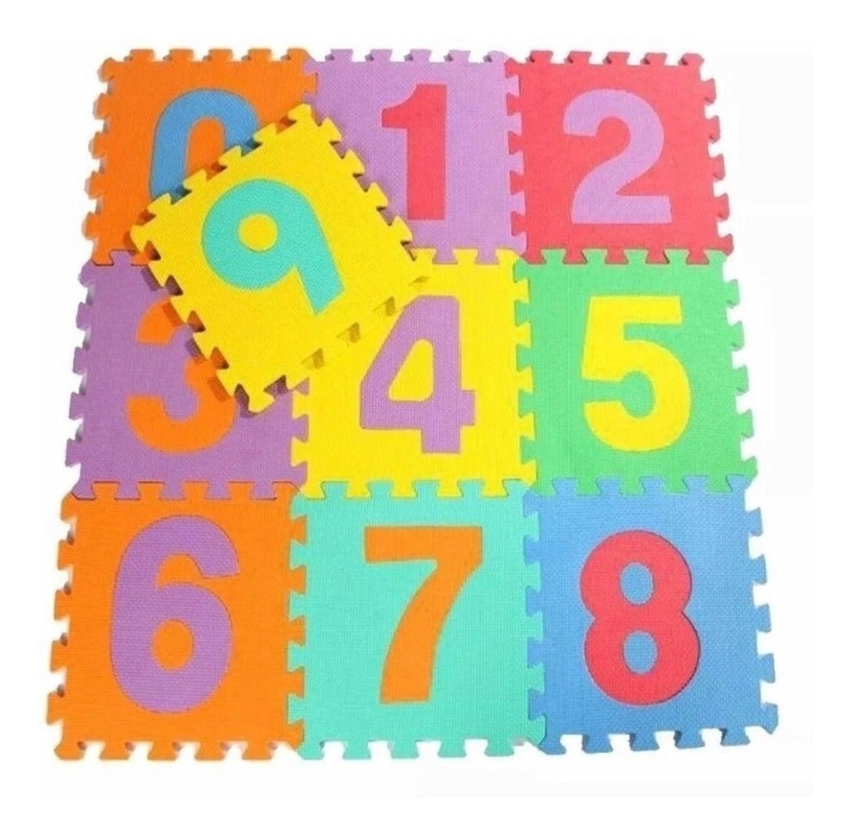BABY PLAY MAT FOR CHILDRENS KIDS NUMBERS SOFT FOAM JIGSAW PUZZLE MATS ...