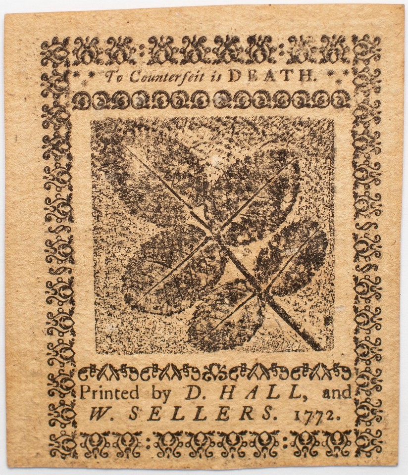 Fr. PA-155, April 3, 1772, 18 Pence, PA Colonial Currency, PMG 65EPQ | eBay