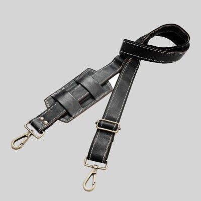 Leather Replacement Adjustable Strap For Briefcase Messenger Duffel ...