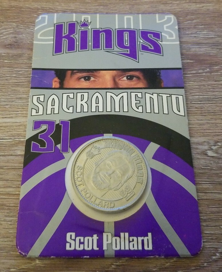 2003 Sacramento Kings Scot Pollard Coin Limited Edition | eBay
