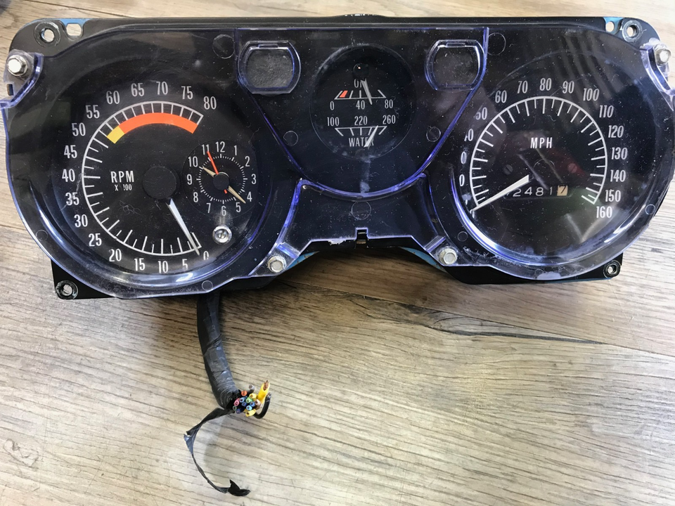 1973 74 75 PONTIAC TRANS AM FORMULA USED GM RARE FACTORY 160MPH SPEEDO ...