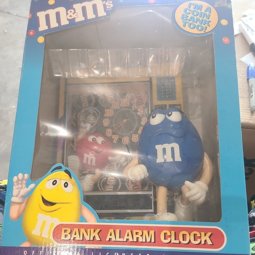 M&M's Alarm Clock and Coin Bank Vending Machine Vintage New In Box | eBay