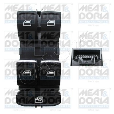 Window Regulator Switch For VW Golf Alltrack Mk7 Sportsvan Passat ...