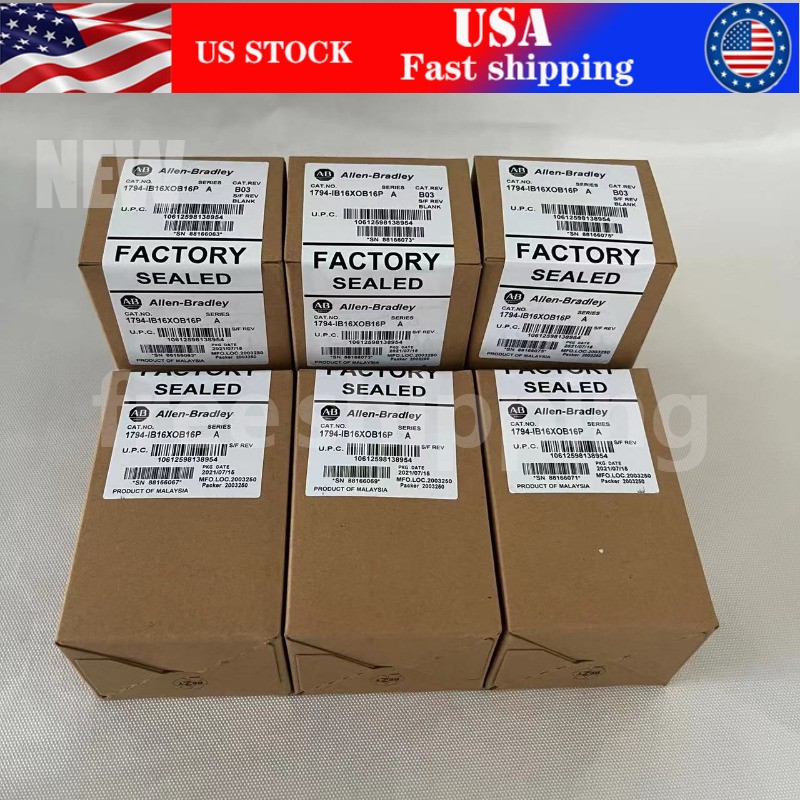 New Factory Sealed AB 1794-IB16XOB16P SER A 24V DC Input/Output PLC ...