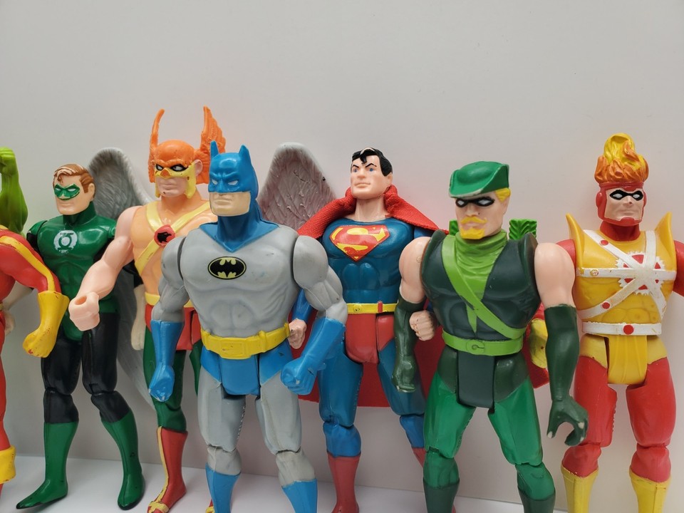 1984–85 Kenner Super Powers 8-Figure Lot – Superman, Batman, Hawkman ...