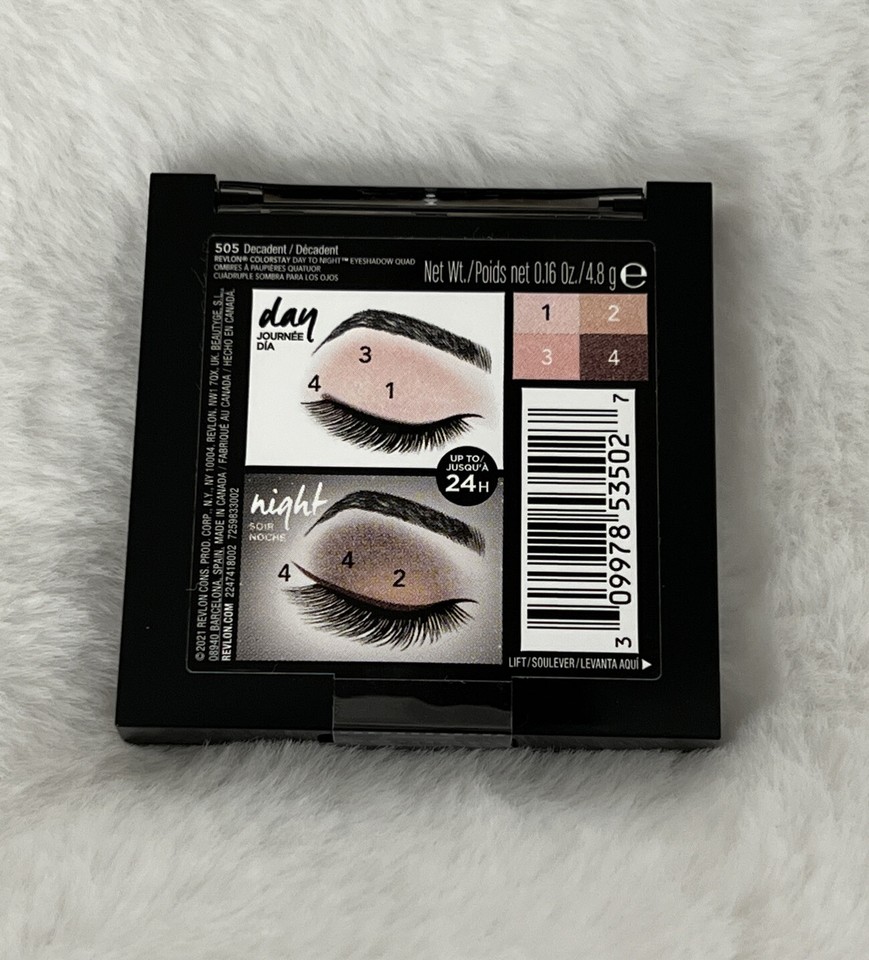 Revlon Colorstay 24H Day To Night Quad Shadow #505 Decadent | eBay