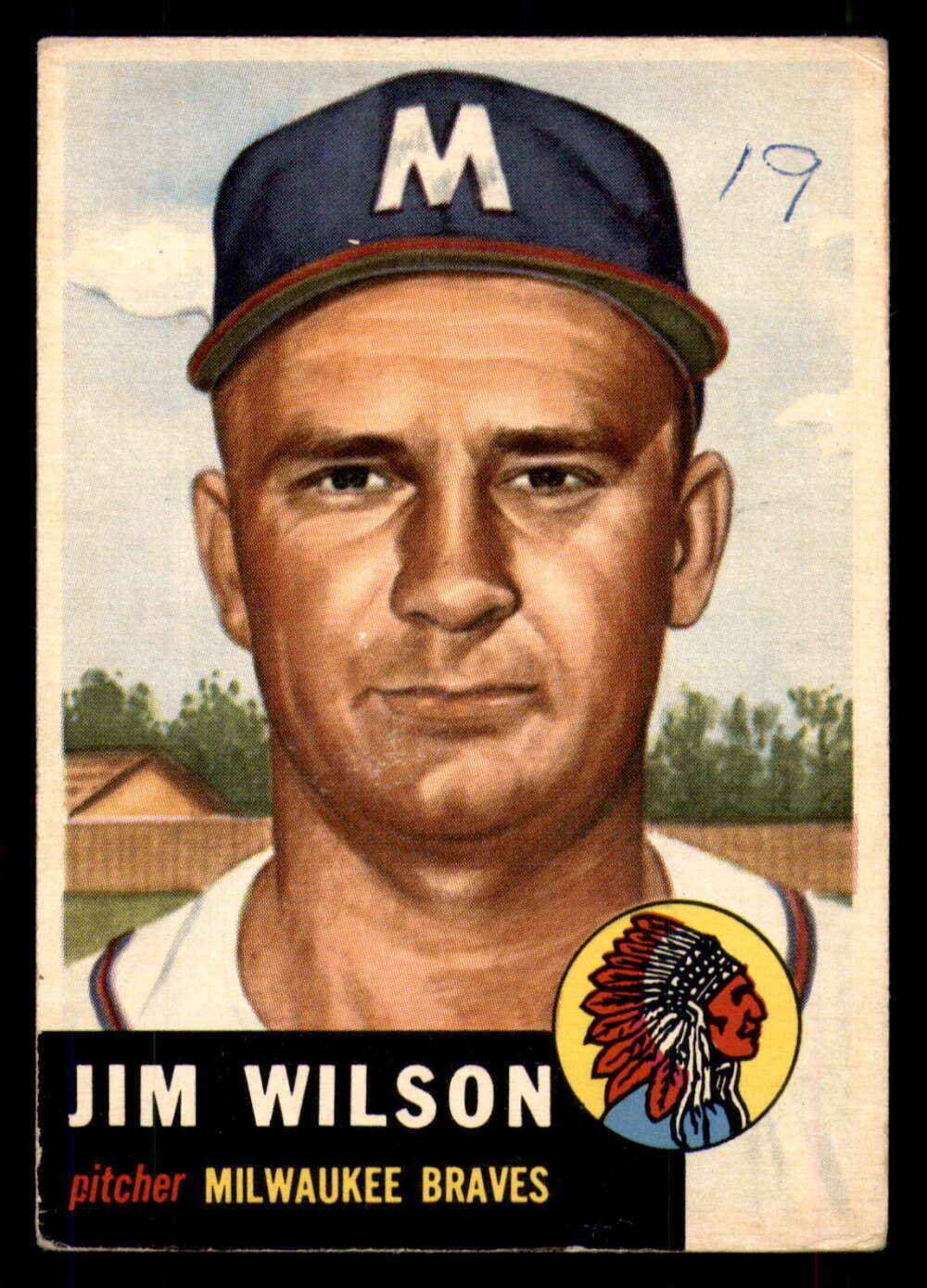 1953 Topps #208 Jim Wilson Writing on Card Bos Braves ID:382534 | eBay