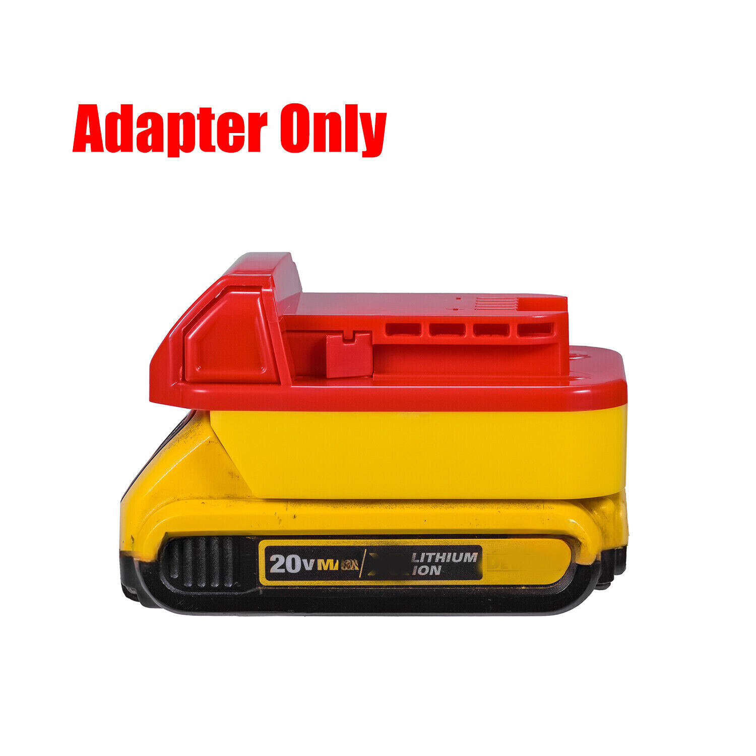 for DeWalt 20v MAX Li-lon Battery Upgrade To for Milwaukee M18 RED ...