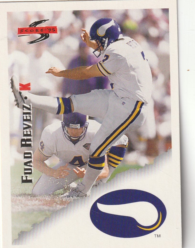 FREE SHIPPING-MINT-1995 Score Fuad Reveiz #160 VIKINGS | eBay