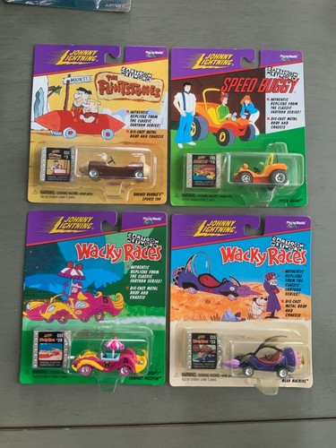 Johnny Lightning CARTOON NETWORK FLINTSTONES WACKY RACES SPEED BUGGY ...