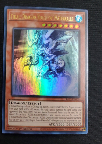 Yu-Gi-Oh! Tidal, Dragon Ruler of Waterfalls [Ultra Rare] RA03-EN009 | eBay