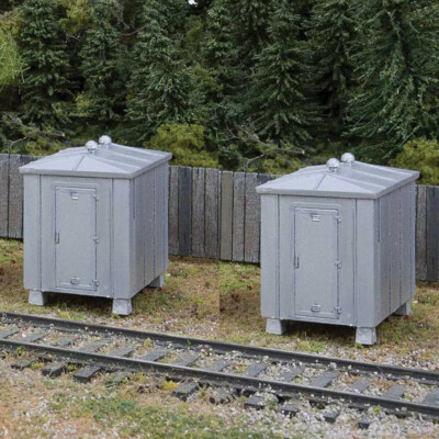 Bachmann 42220 Trackside Equipment Buildings (2) HO Scale | eBay