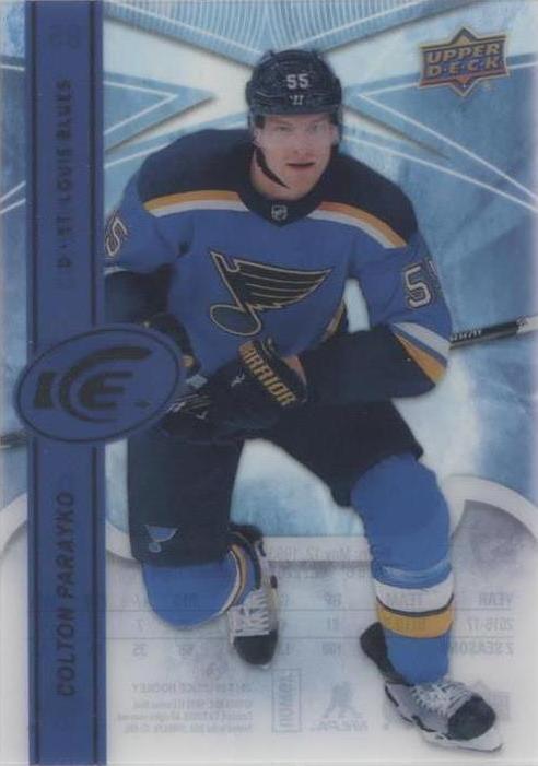 2017-18 Upper Deck Ice - Colton Parayko #85 for sale online | eBay