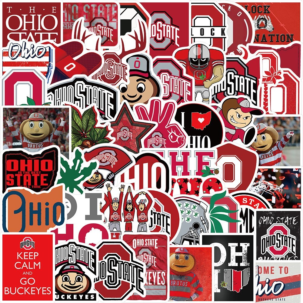 50pcs Ohio State University Stickers，#089 | eBay