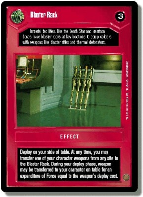 4x Blaster Rack - Uncommon Ungraded Premiere - Limited - BB (Star Wars ...