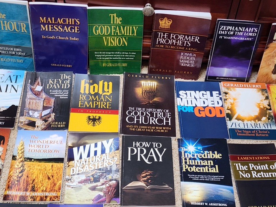 Gerald Flurry Philadelphia Church of God 84 Religious Booklets, Bible ...