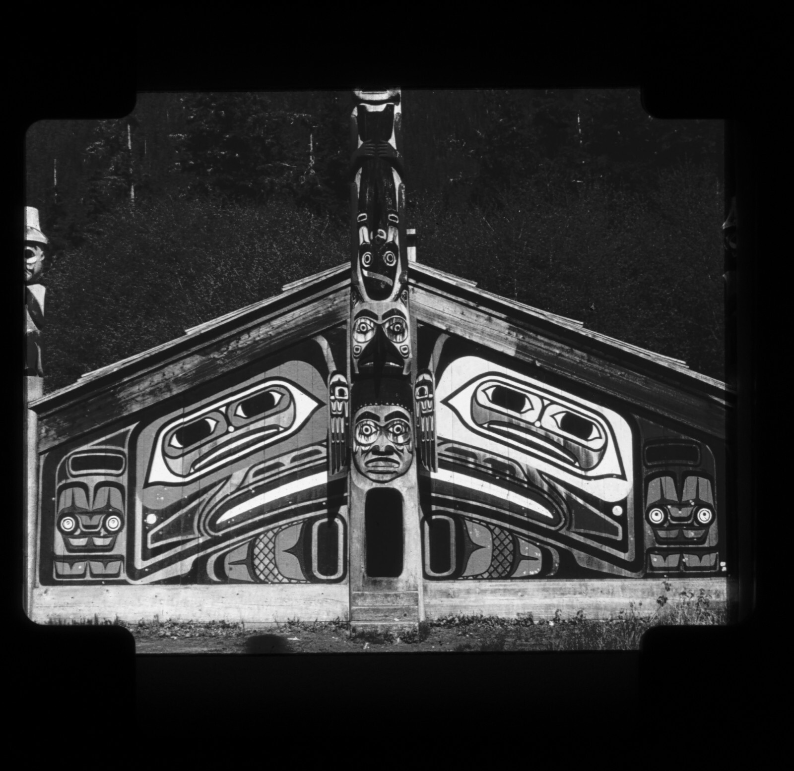 Ceremonial House Totem Bight Ketchikan Alaska Transparency 35mm Slide ...