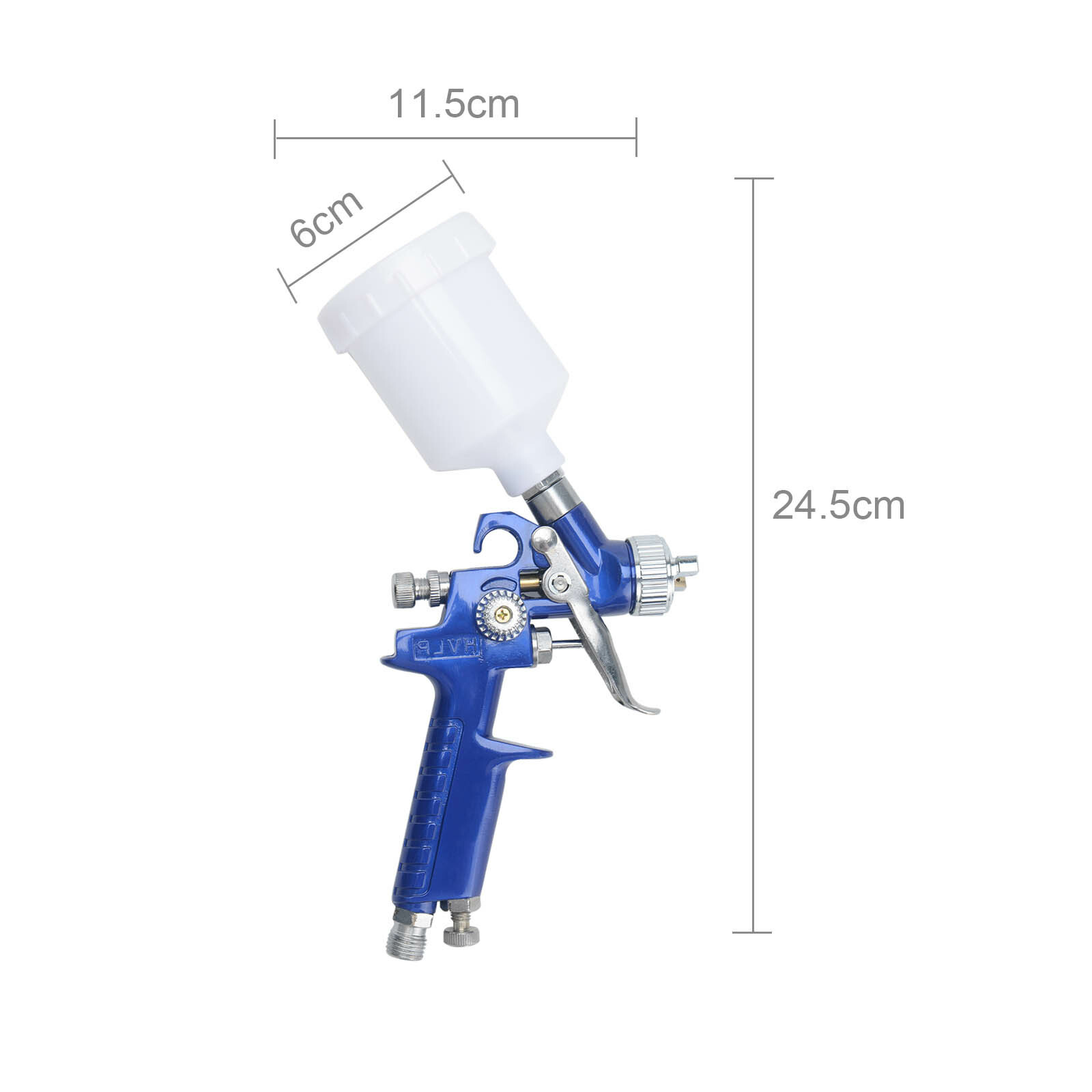 Mini HVLP Air Spray Gun Auto Car Detail Touch Up Paint Sprayer Spot ...