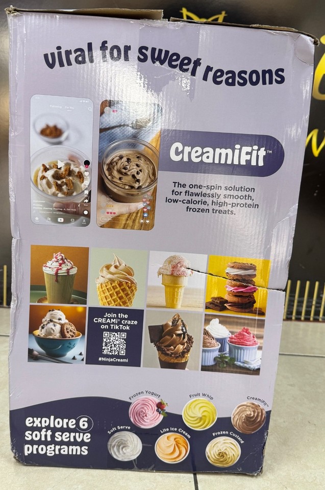 CREAMi Ninja Swirl Soft Serve and Ice Cream Maker NC701 | eBay