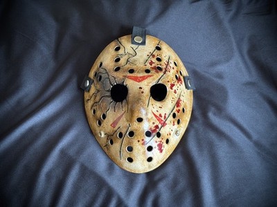 Jason Hockey Mask Battle damaged Freddy vs Jason | eBay UK