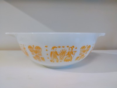 Pyrex Pumpkin Butterprint 444 Cinderella Mixing Bowl | eBay