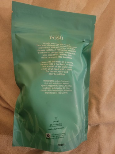 Perfectly Posh Pamper Your Cold Shower Tablets 6 Pack NEW SEALED | eBay