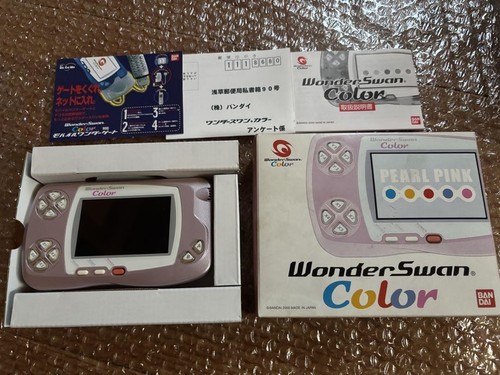 Bandai WonderSwan Color Console rosa perla WSC-001 Japan sistema ...