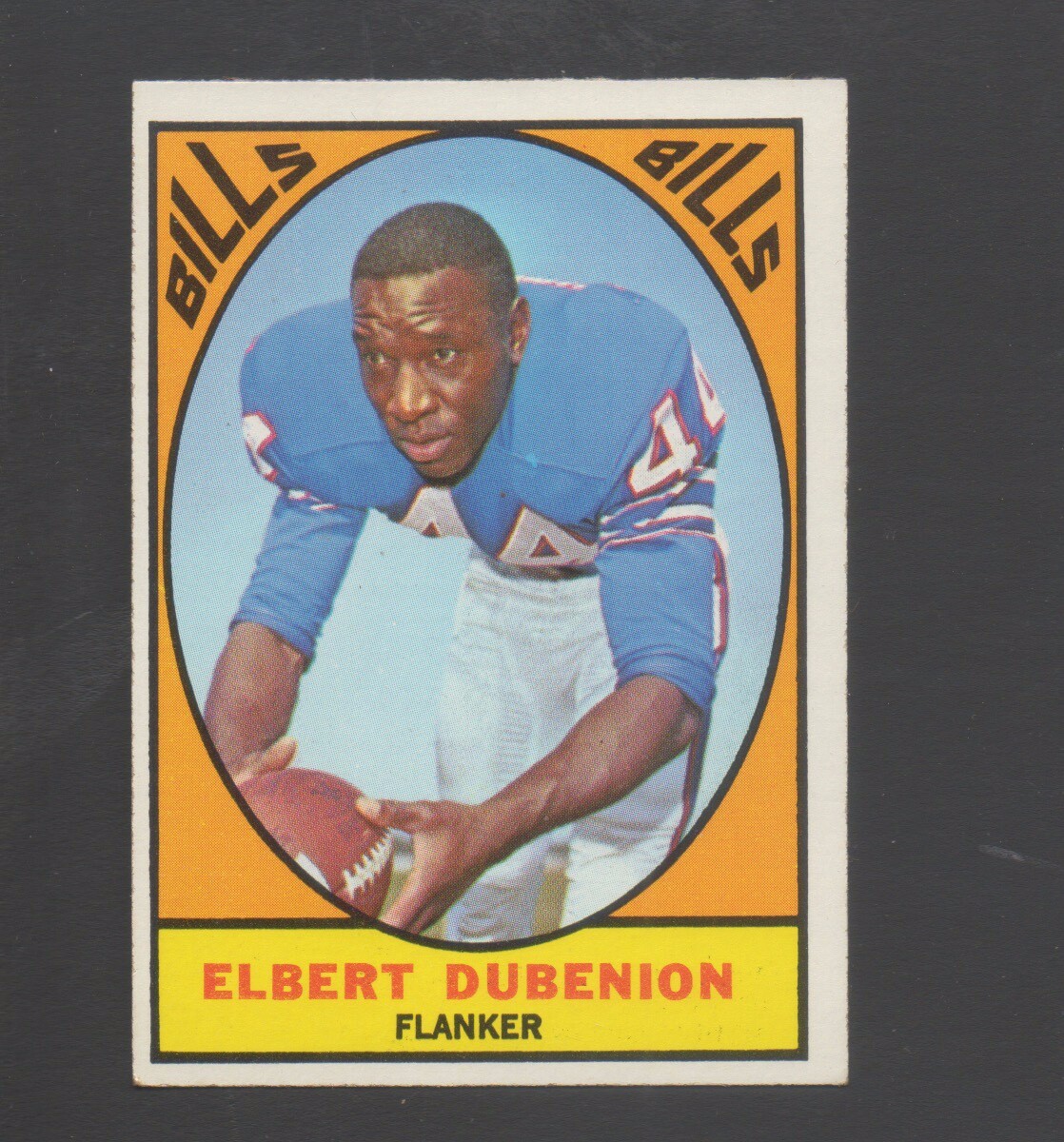 1967 Topps Football Card #20 Elbert Dubenion-Buffalo Bills Ex Mint Card ...