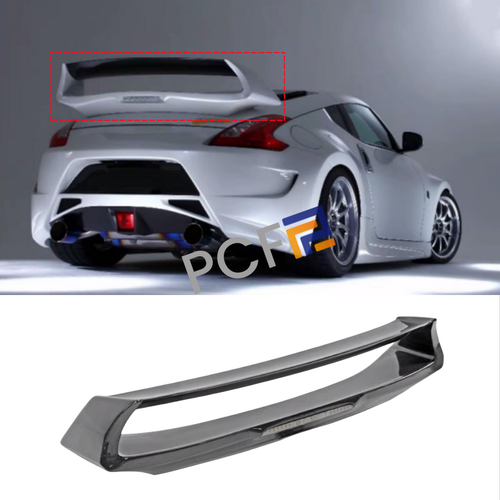 For Nissan 370Z Z34 AMUSE style Rear Trunk Real Carbon Fiber Rear ...