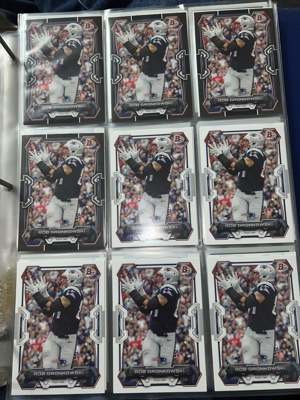 9 Card Rob Gronkowski Patriots Buccaneers Will Combine Shipping AL71 | eBay