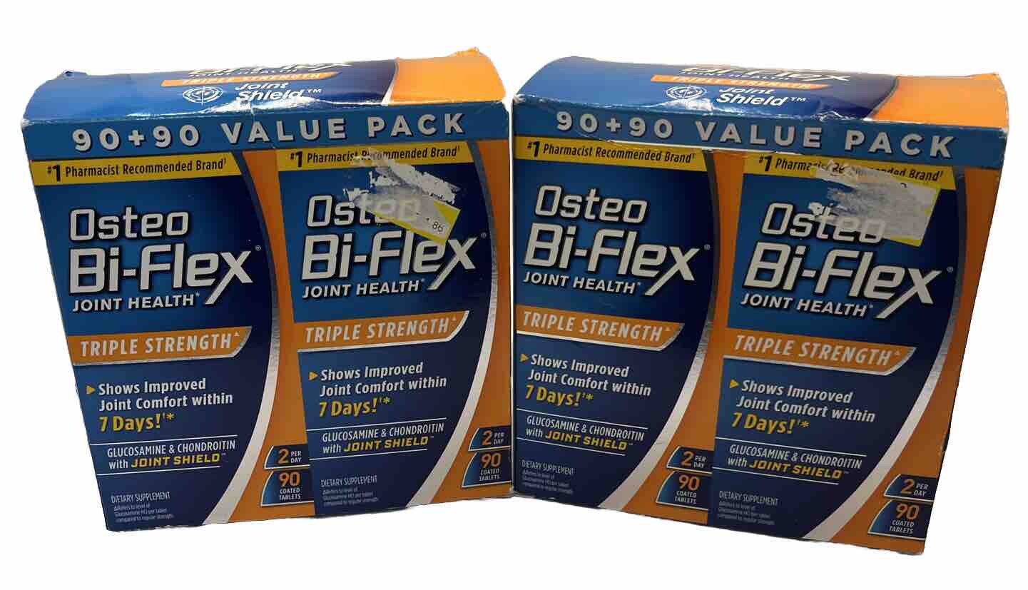 OSTEO BI-FLEX TRIPLE STRENGTH DIETARY SUPPLEMENT COATED CAPLETS 180CT ...