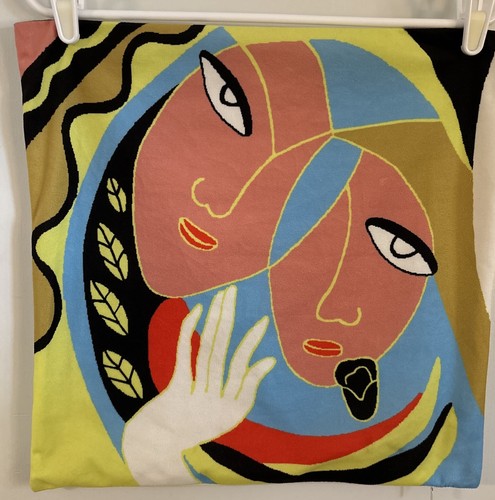 2 Picasso Style Abstract Art Pillow Covers Washable Polyester Zipper ...