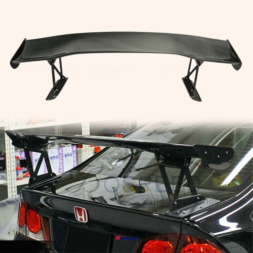 For HONDA Civic FD2 JS Style Partial Carbon Fiber Rear GT Spoiler 150cm ...
