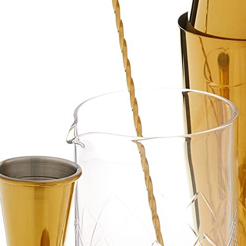 Essential Deluxe Mixing Cocktail Kit Gold Model | eBay