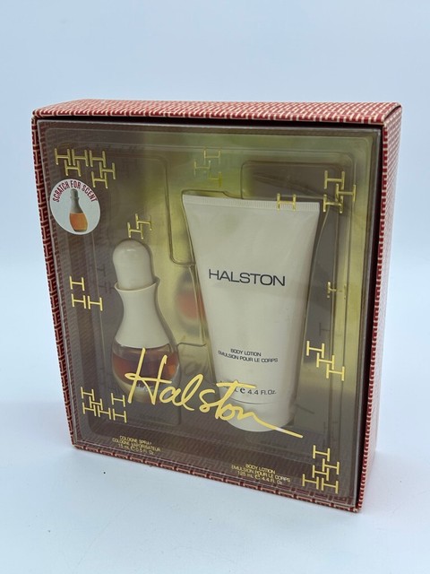 Halston Spray Cologne 0.5 Fl Oz. and Body Lotion 4.4 Fl Oz. Gift Set ...