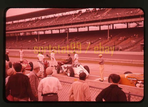 1962 Bob Veith #96 / Paul Russo #62 @ USAC Indy 500 - Vtg 35mm Race ...