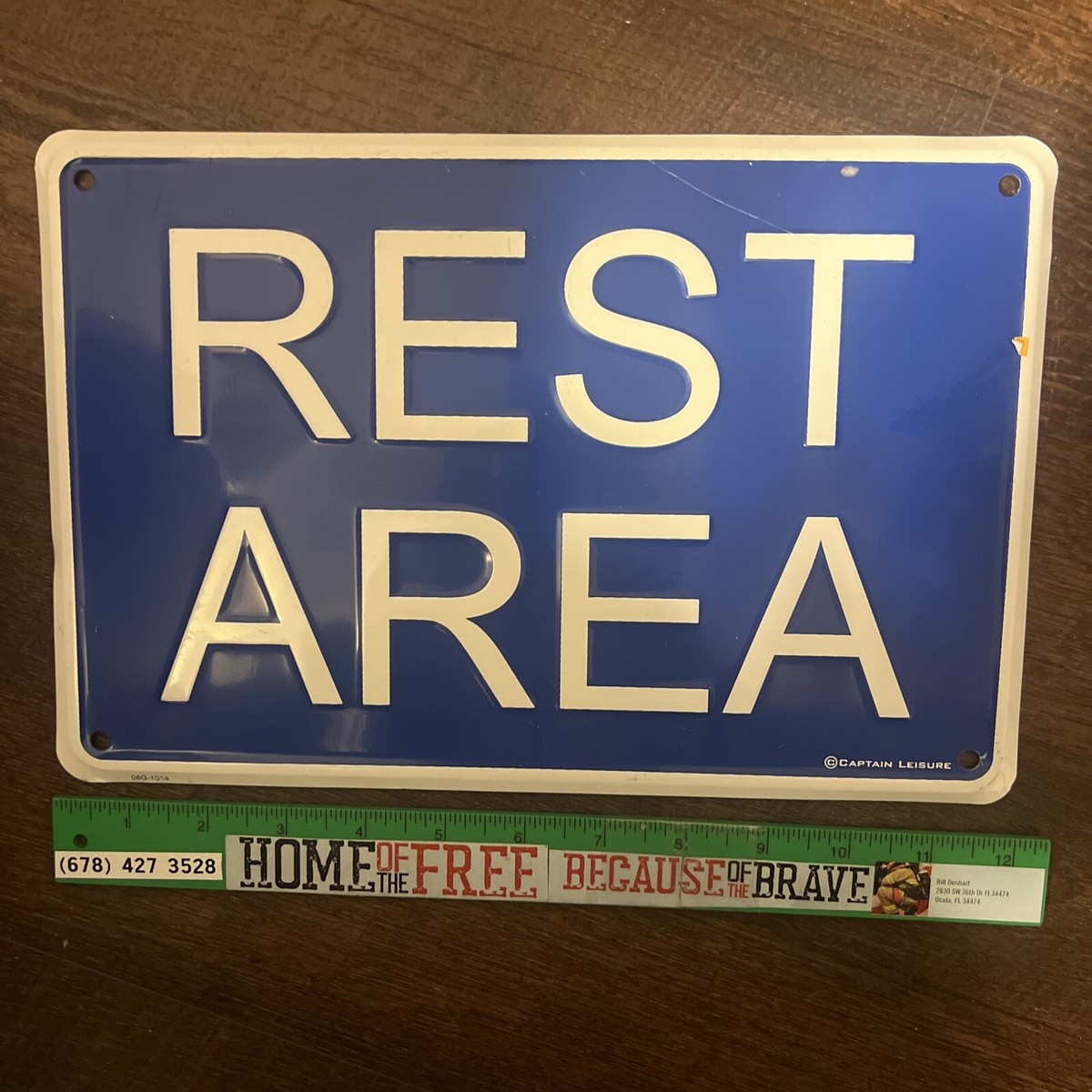 Rest Stop Sign