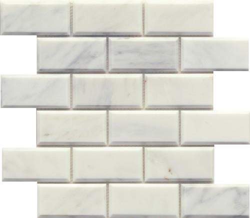 Emser Tile M051212MBVV2 Marble - 12" x 12" Rectangle Brick Mosaic ...