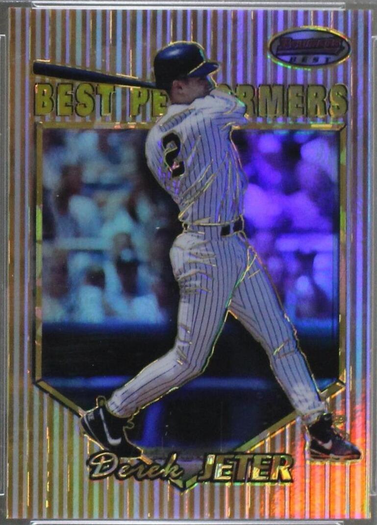 1999 Bowman's Best - Derek Jeter #88 Atomic Refractor /100 for sale online | eBay