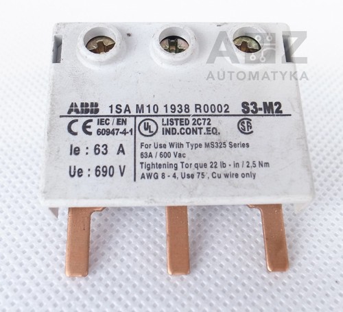 ABB S3-M2 S3M2 1SAM101938R0002 Feeding terminal / Power Infeed Block | eBay