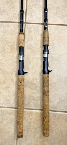 2 BASS PRO SHOPS GS SERIES IM 6 RODS 7"6" I HEAVY I MEDIUM HEAVY | eBay