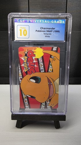 1999 Blockbuster Video Pokemon Snap Smart Card Charmander CGC Pristine ...