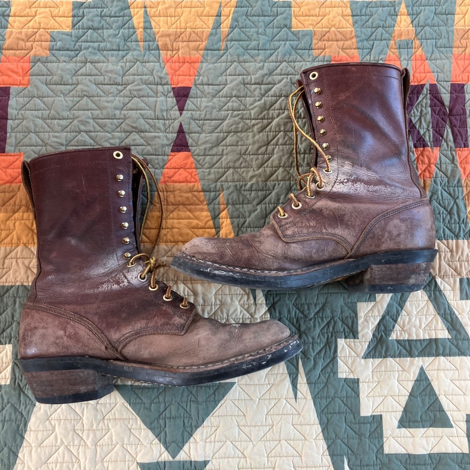 White's Mule Packer 9" Pointed Toe Boots Size 9.5 D Brown Leather ...