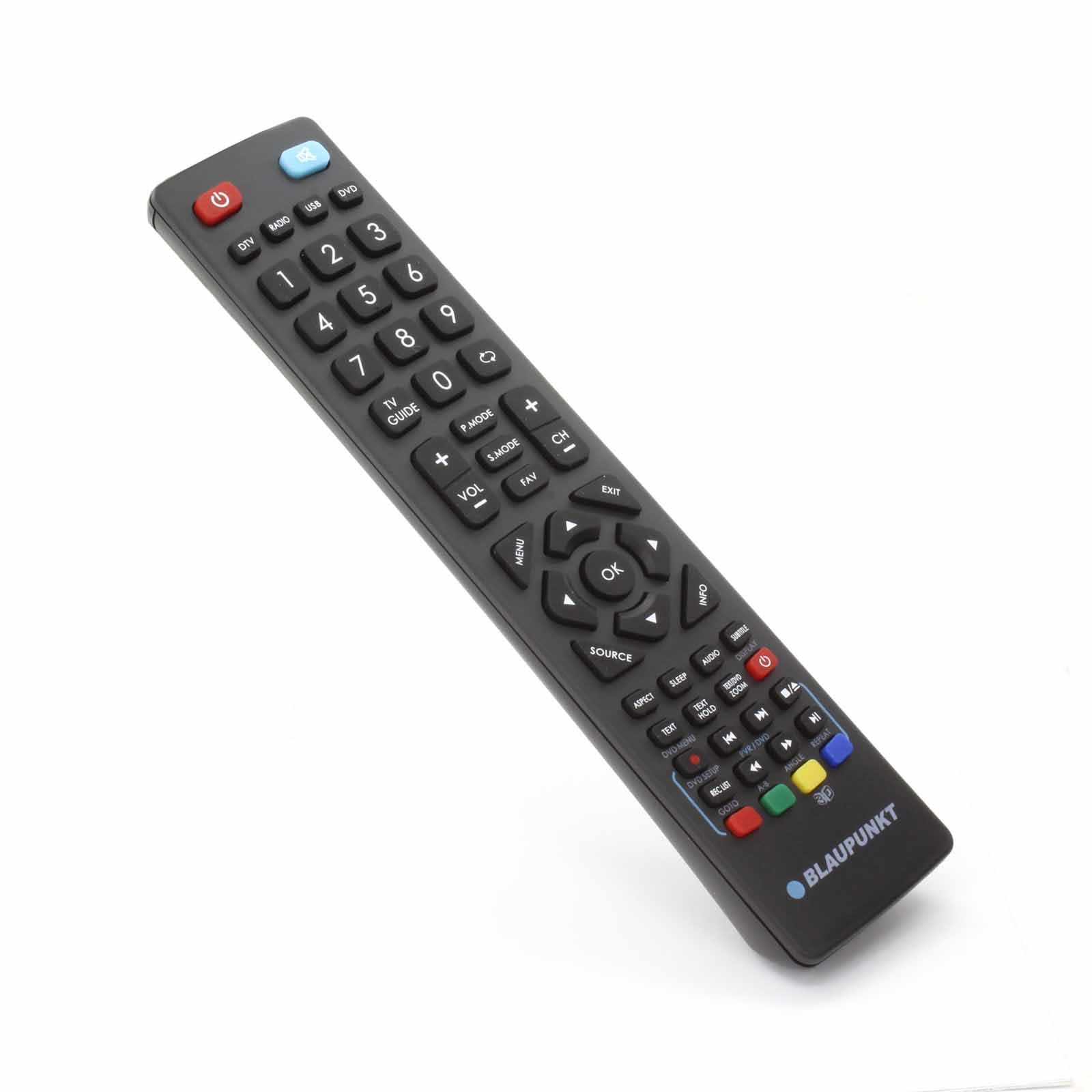 Genuine Universal Blaupunkt LCD LED 3D HD Freeview TV Remote Control ...
