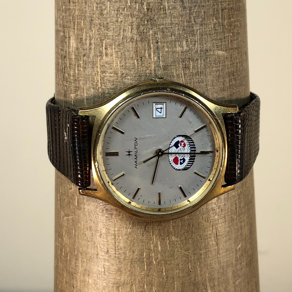 Hamilton Men 9812 Quartz Watch Association of Machinists and Aerospace ...